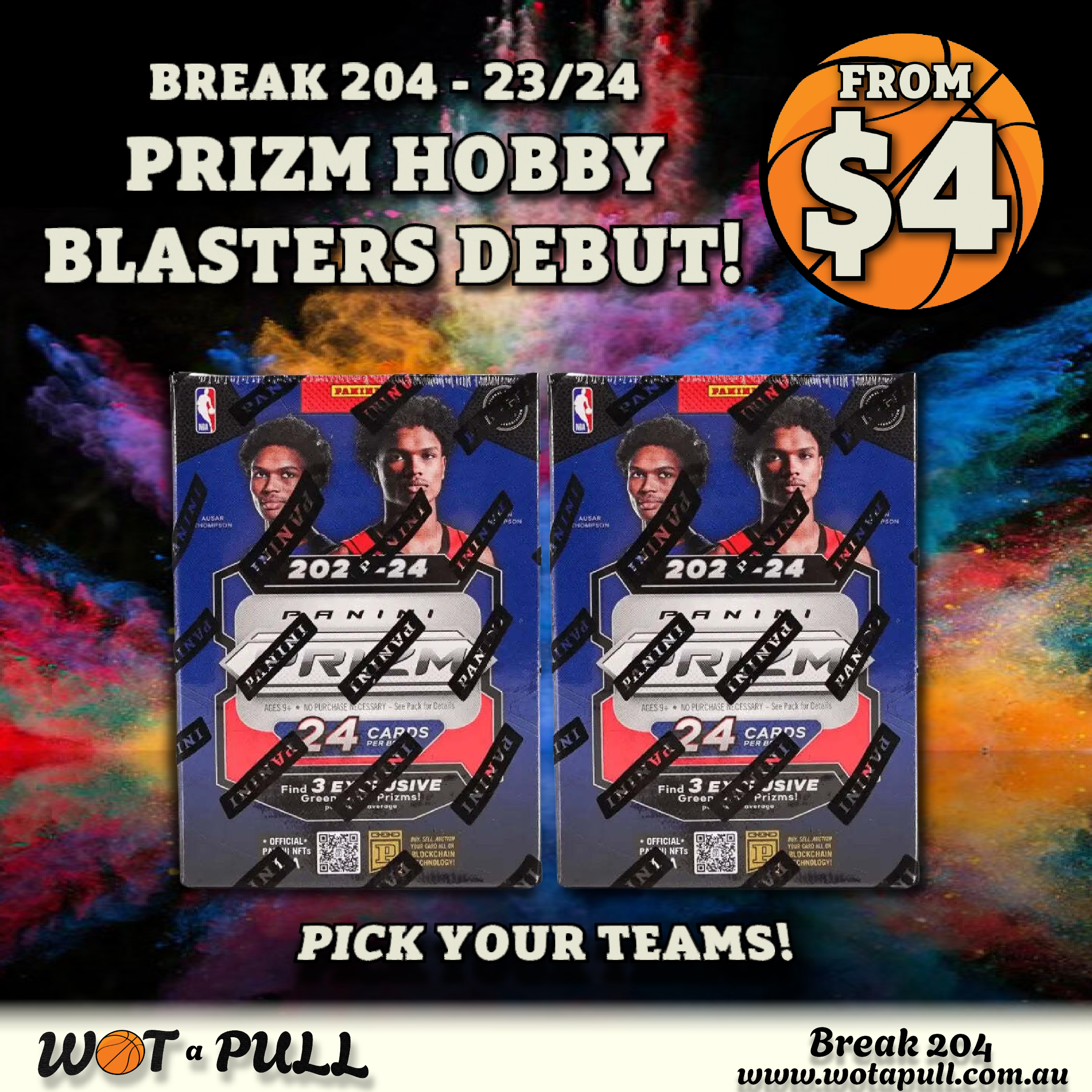 BREAK #204 2023-24 DUO PRIZM FANATICS HOBBY BLASTER BOX DEBUT! – Wotapull